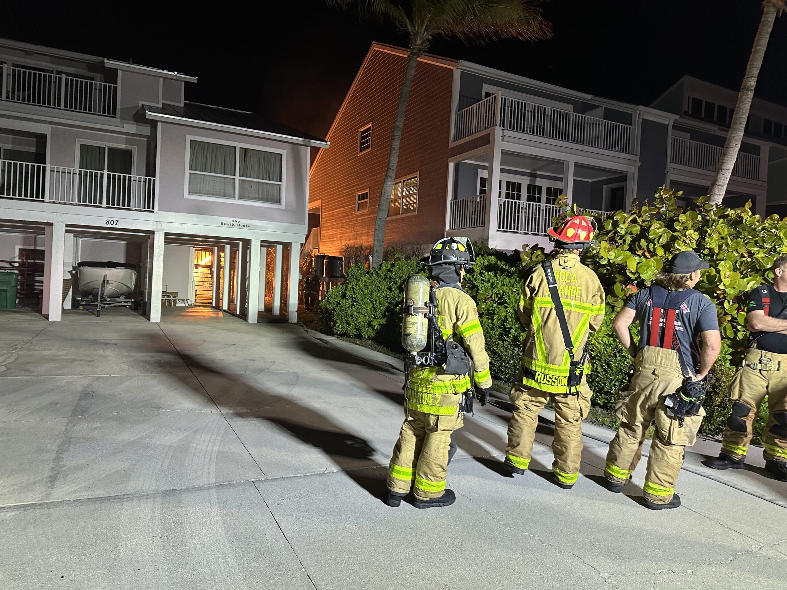 Downed power line fire on Belcher | Boca Beacon