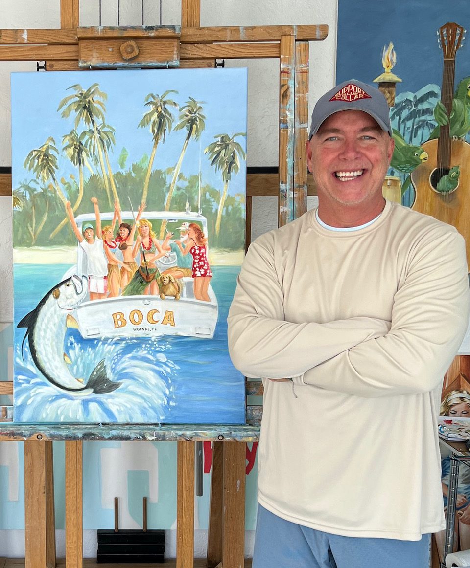 New Ladies Day Tarpon Tournament poster catches a luau theme | Boca Beacon