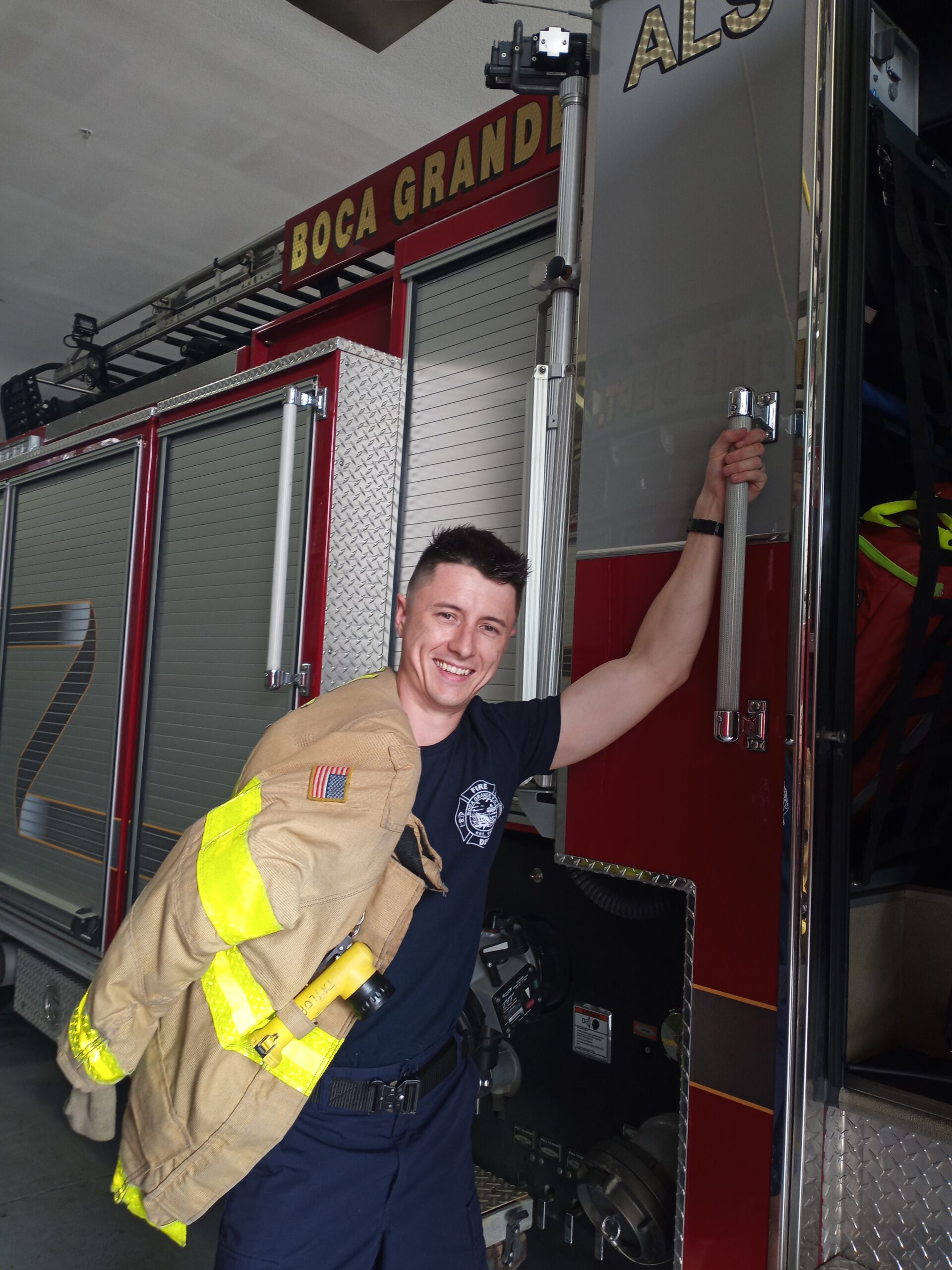 IN THE SPOTLIGHT: New at the Boca Grande Fire Department, Gavin Morley ...