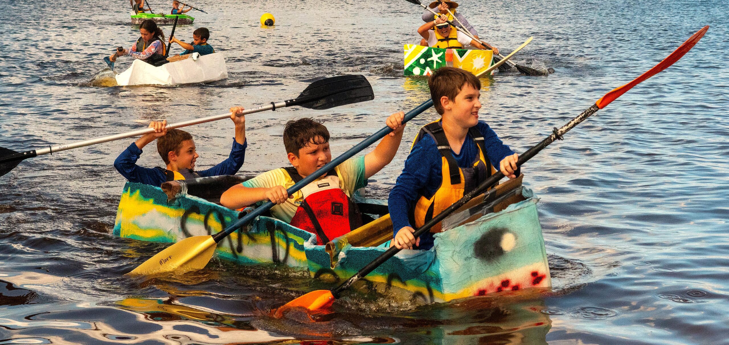 Cardboard boat racing with Englewood Sailing | Boca Beacon