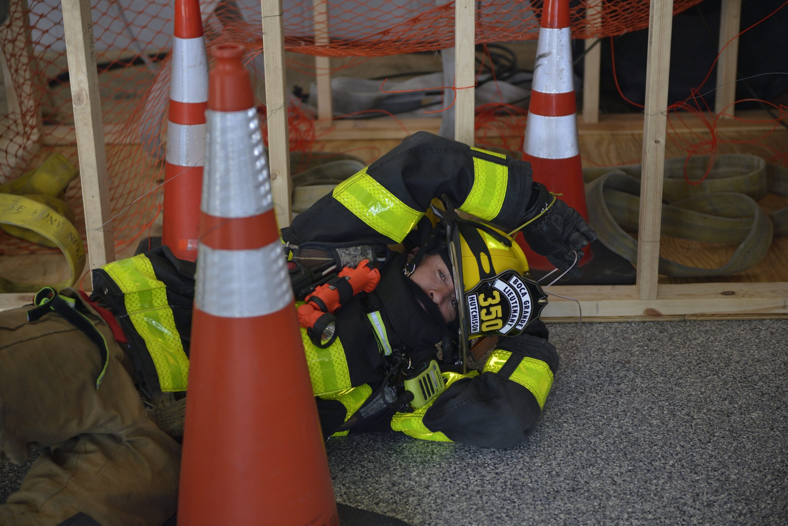 Escape room tight-space fire training | Boca Beacon